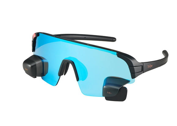 Trieye Sports Eyewear With Integrated Rearview Mirror